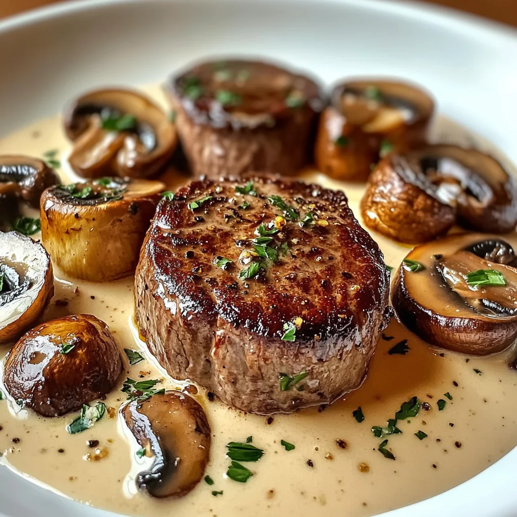 Filet Mignon Crémeux au Boursin - Ma French Cuisine